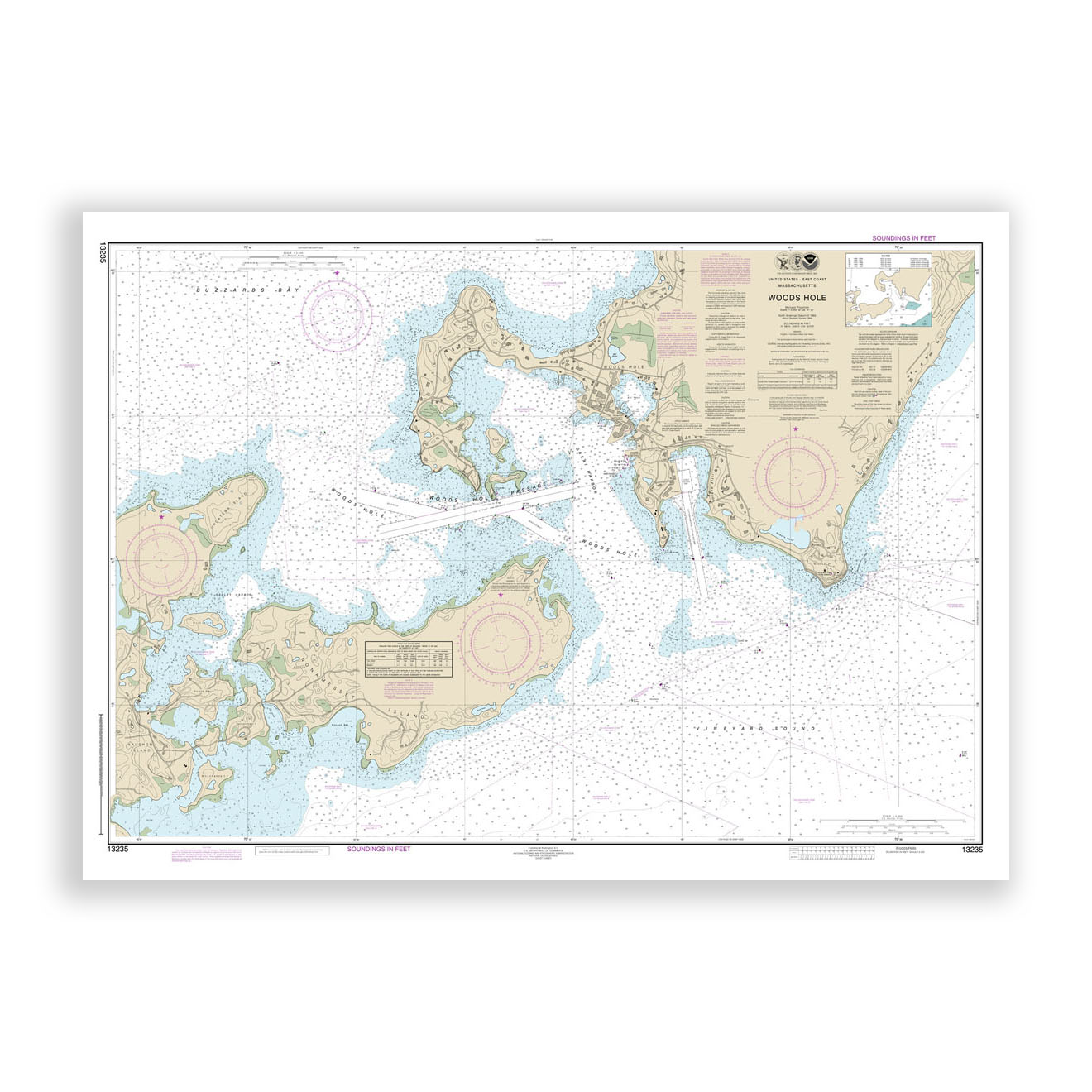 Nautical Chart Reproduction – Boston Map Company